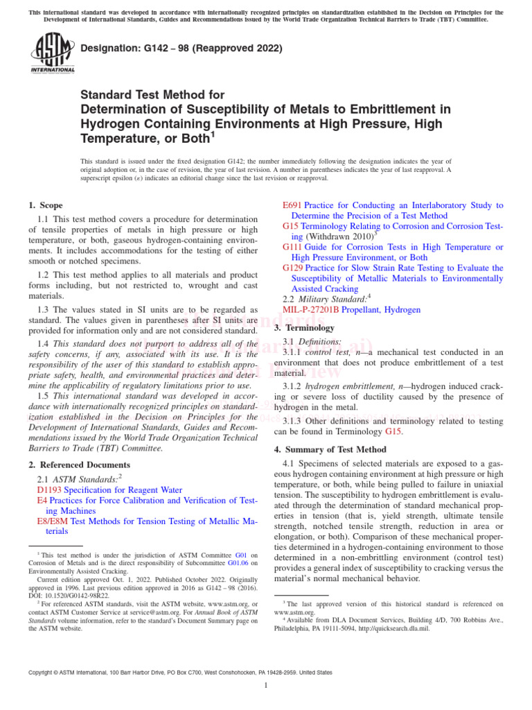 Astm G142 98 2022 | PDF