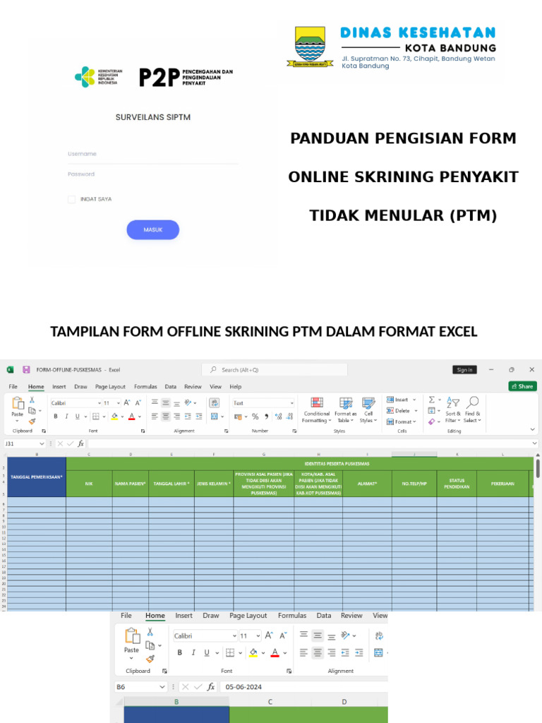 Panduan Pengisian Form Online PTM | PDF