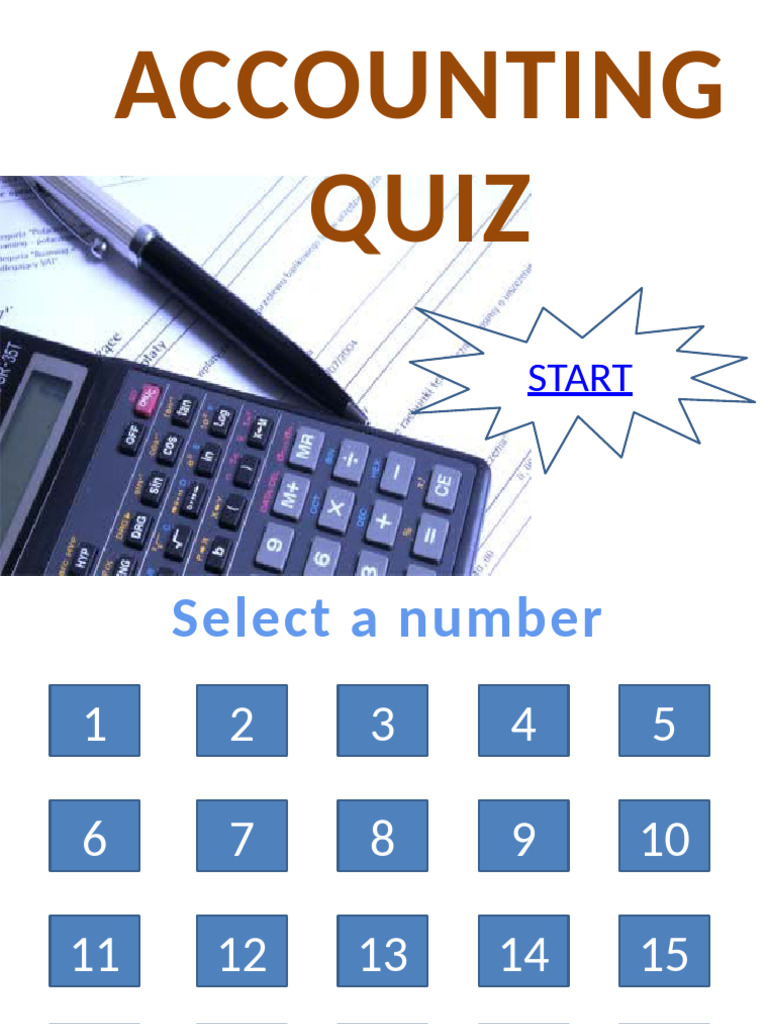 Accounting Quiz | PDF