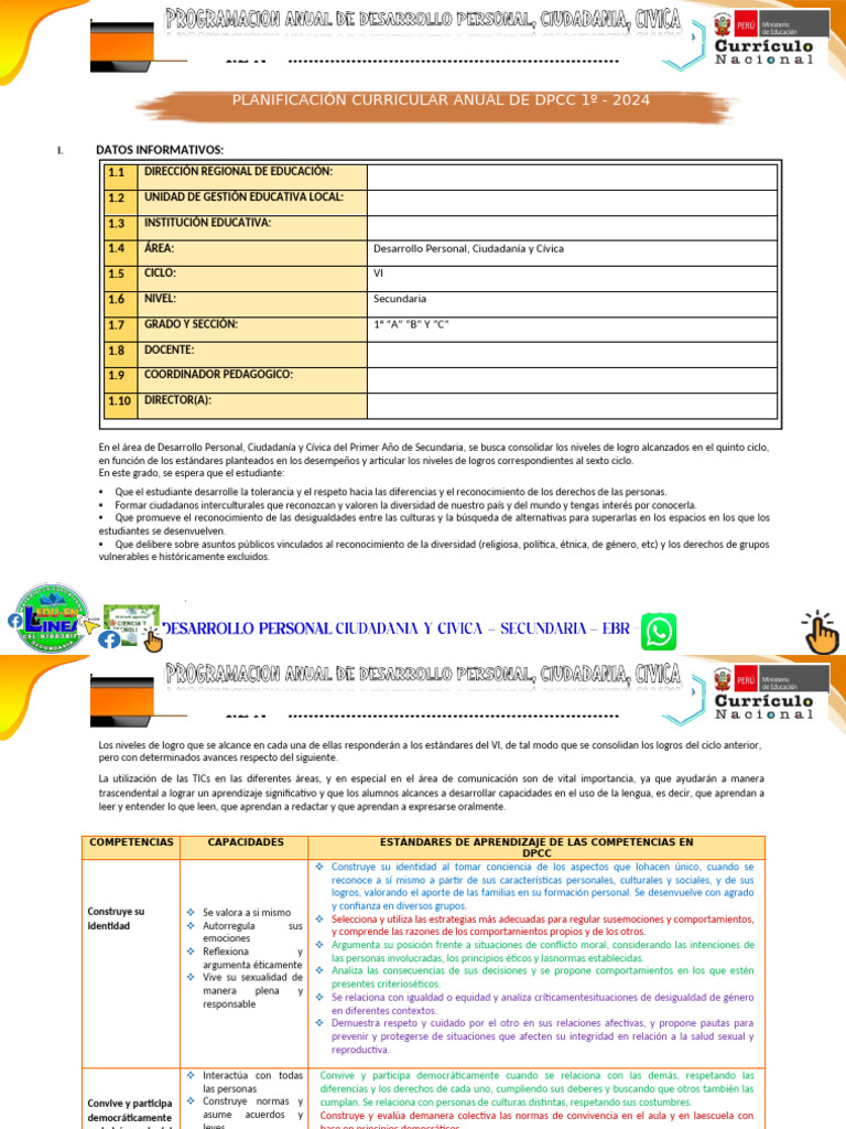 P.A DPCC 1° - 2024 | PDF