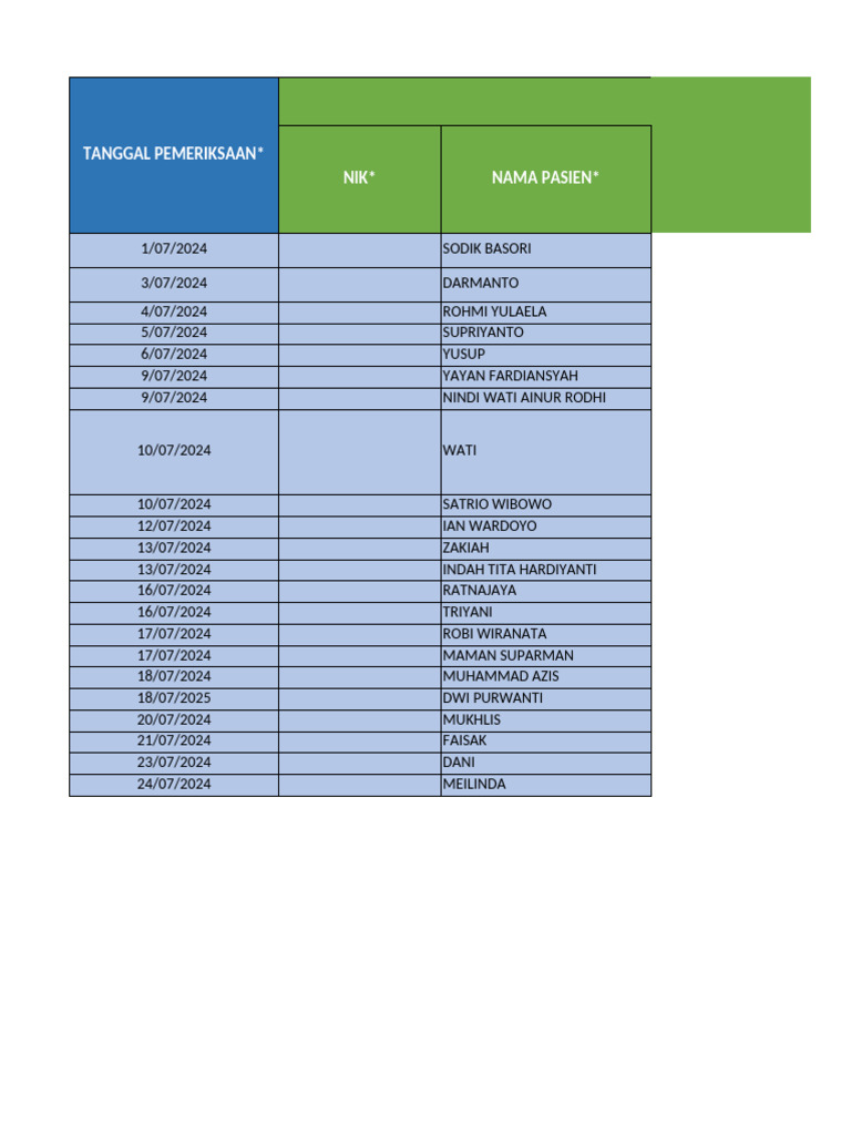 Juli - Laporan Jejaring Offline Klinik Mitra Sehat 2024 | PDF
