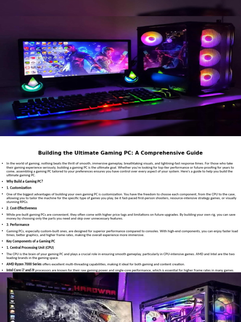 Gaming PC | PDF | Graphics Processing Unit | Solid State Drive