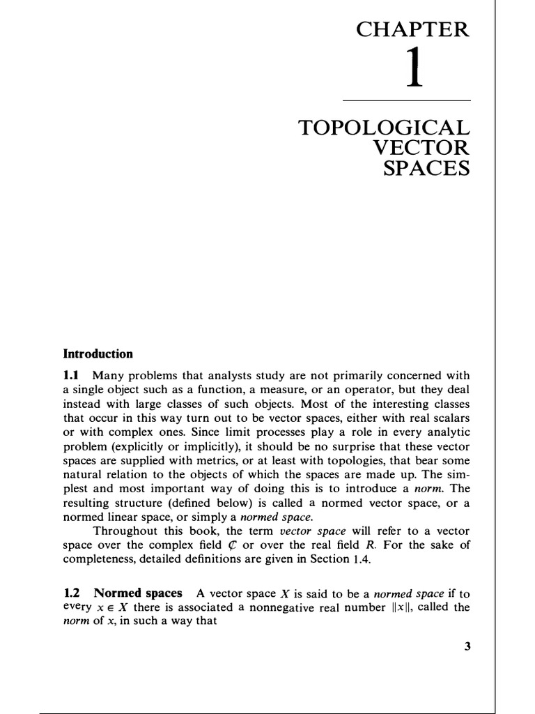 Rudin W. - Funciontal Analysis. Chapters 1-2 | PDF