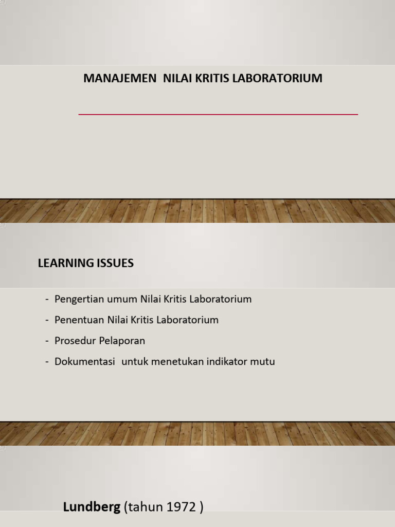 nILAI kRITIS | PDF