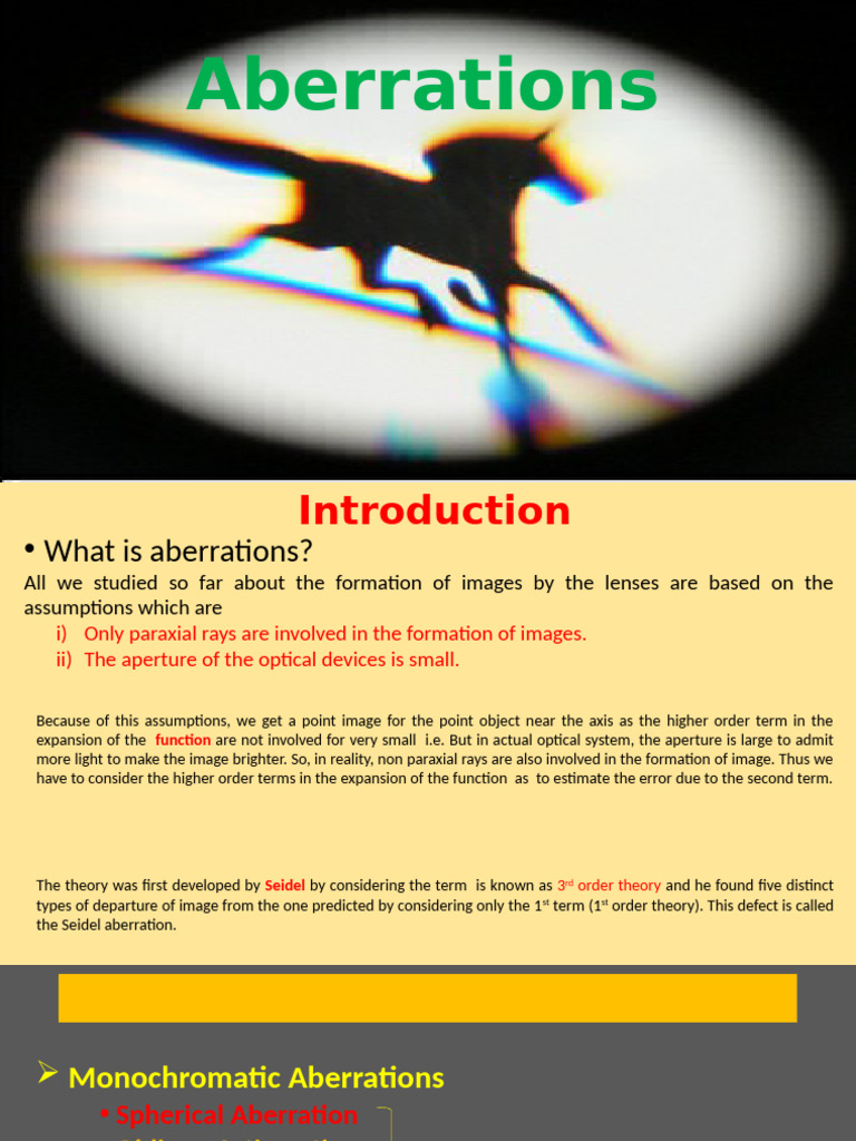 Aberrations F | PDF