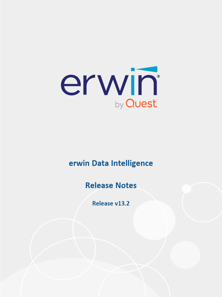Erwin DI Release Notes | PDF