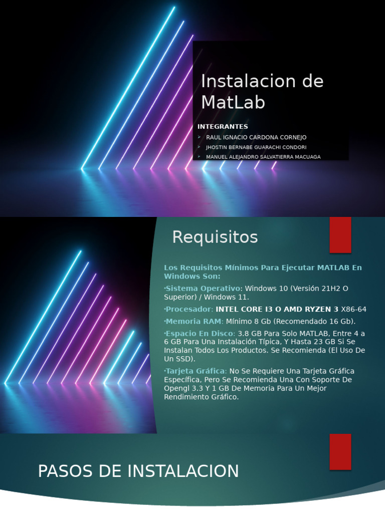 Presentación Matlab | PDF