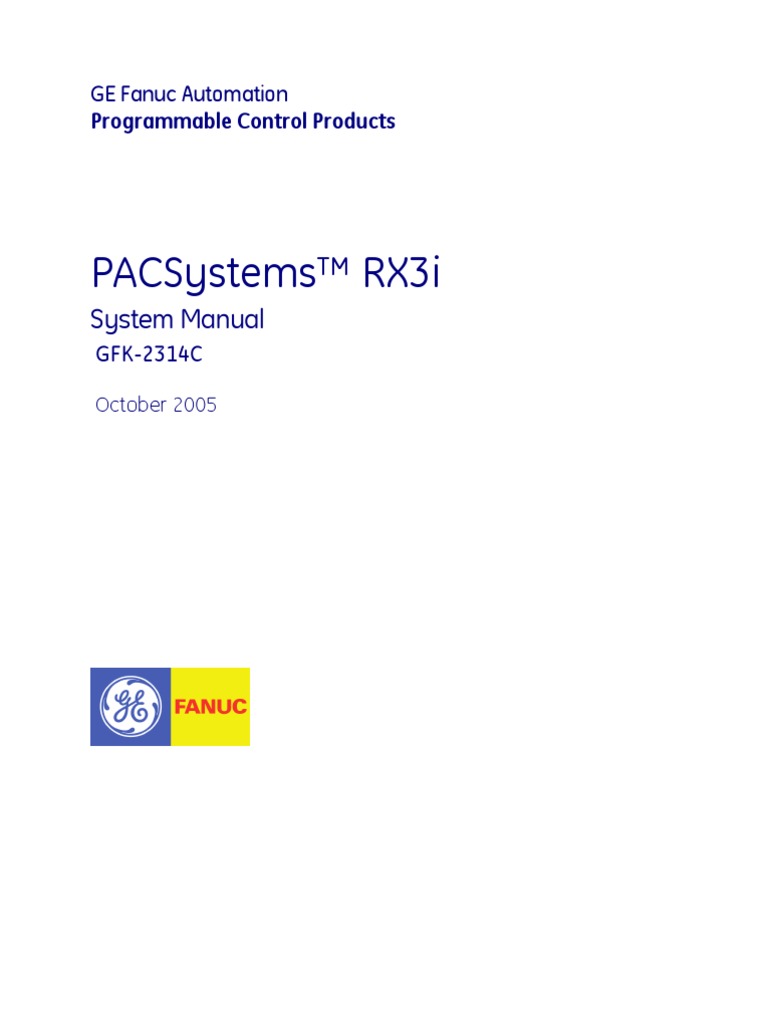 PACSystems RX3i Manual | PDF | Electrical Wiring | Programmable Logic ...