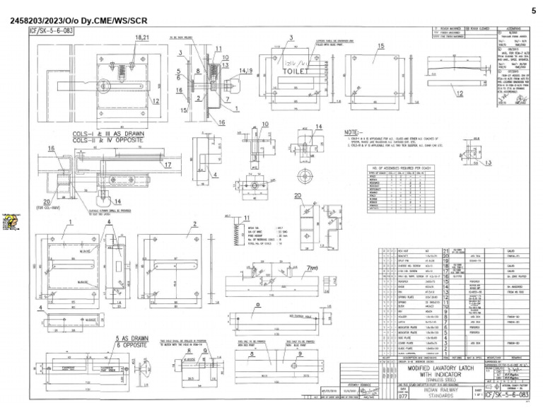MODIFIED LAV LATCH | PDF