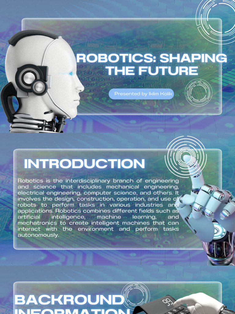 Robotics Presentation - Iklim Kolik | PDF