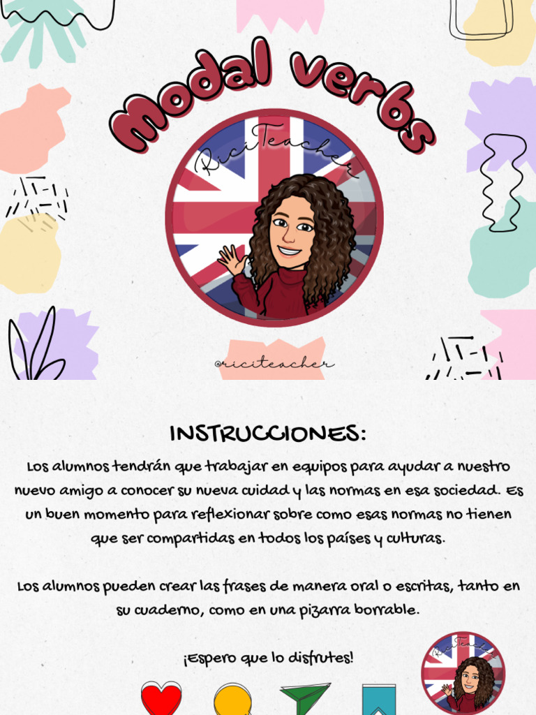 Modal Verbs Game Consola Muñecos | PDF
