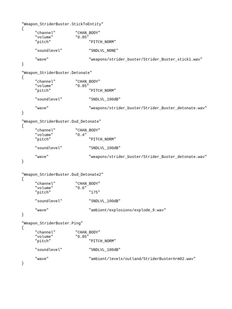 Game Sounds Weapons Ep2 | PDF