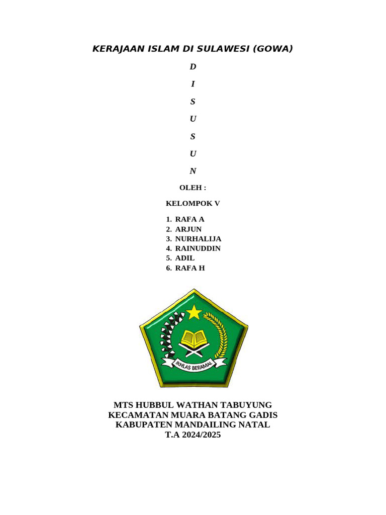 Cover Anak MTS | PDF