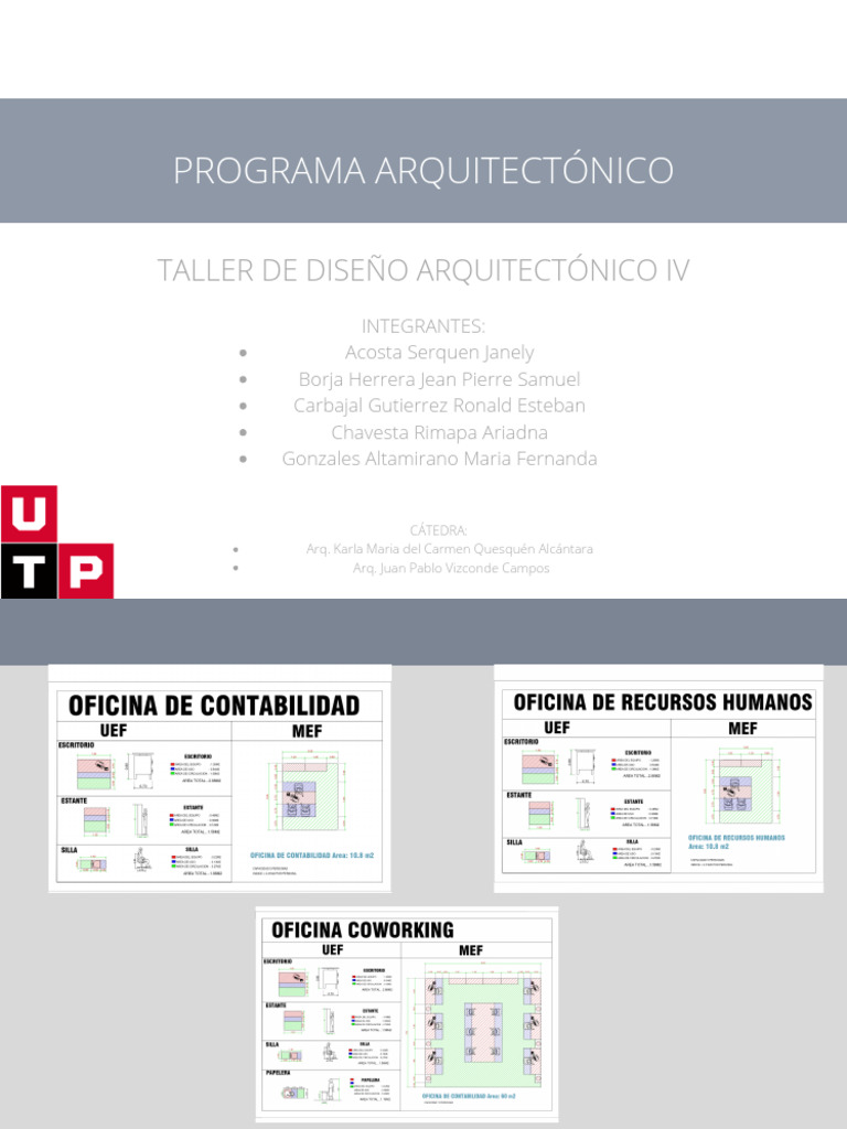 Programa Arquitectónico | PDF