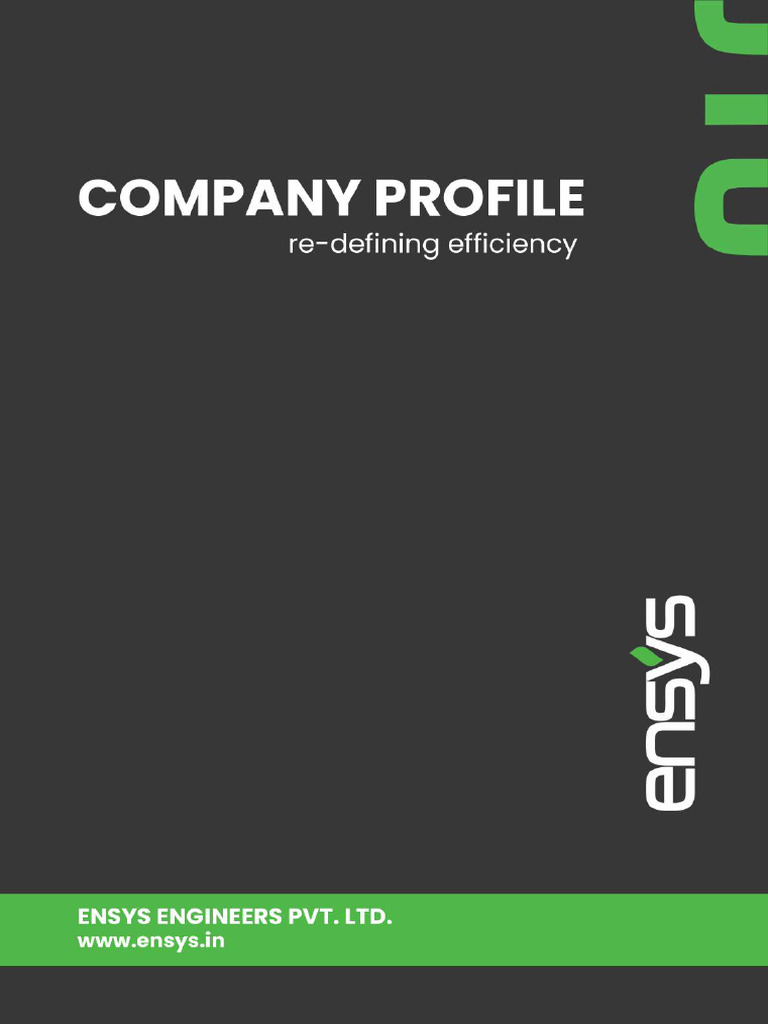 Ensys-Company Profile | PDF
