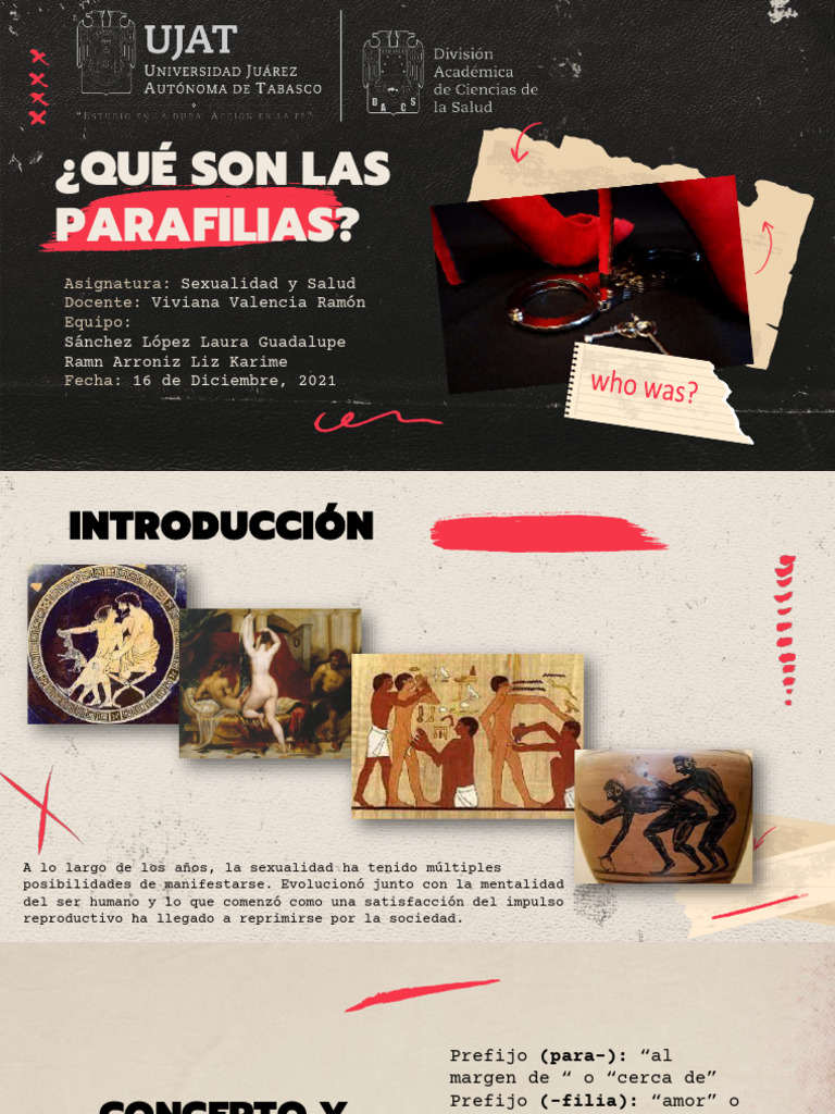 Parafilias - Sexualidad y Salud DIAPOS | PDF