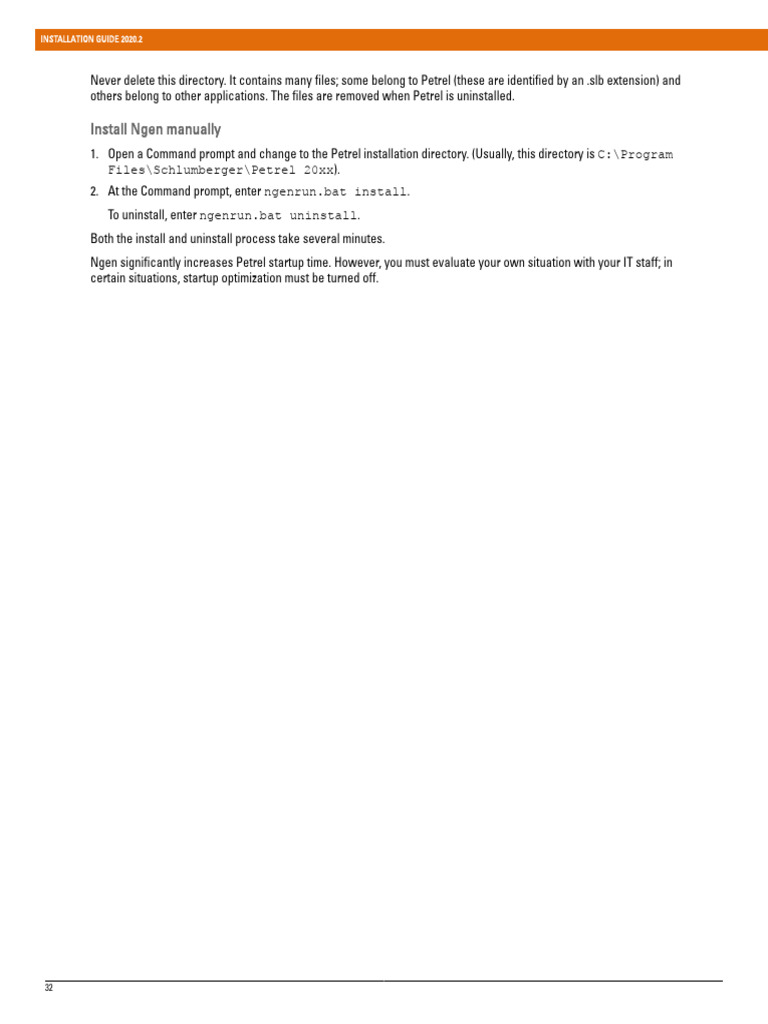 Petrel Installation Guide 20202-1!42!34 | PDF