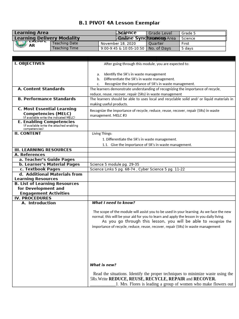 LE-Science-5-MELC-3 WK 2 | PDF