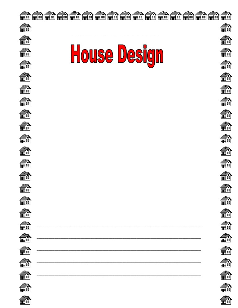 House Design Sheet | PDF