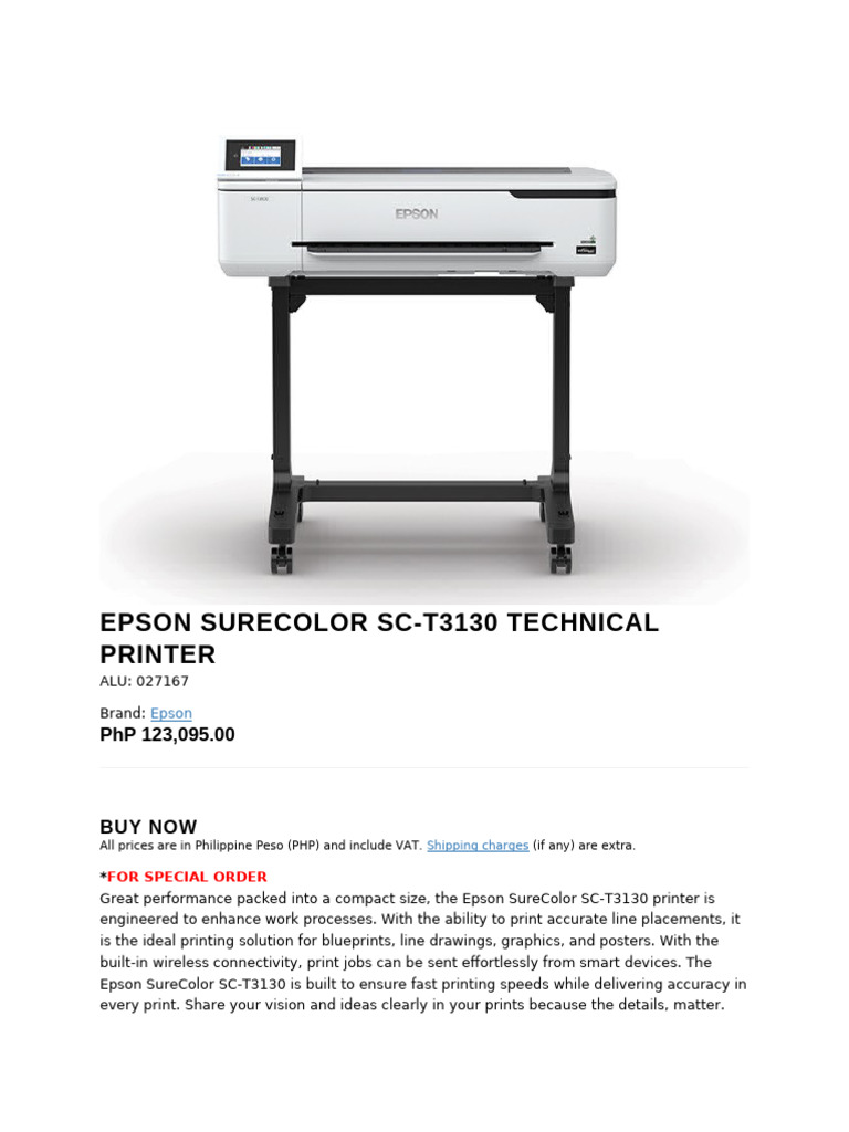 EPSON PRINTER | PDF