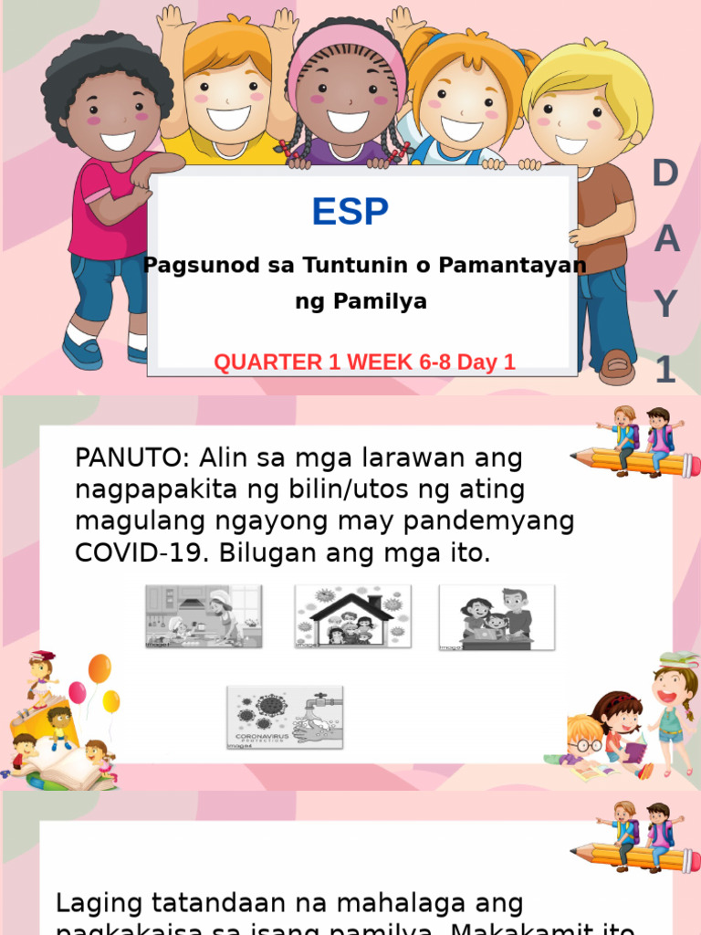 Esp 3 Week 6-8 | PDF