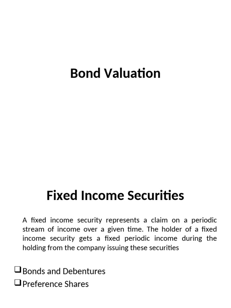 Bond Valuation | PDF