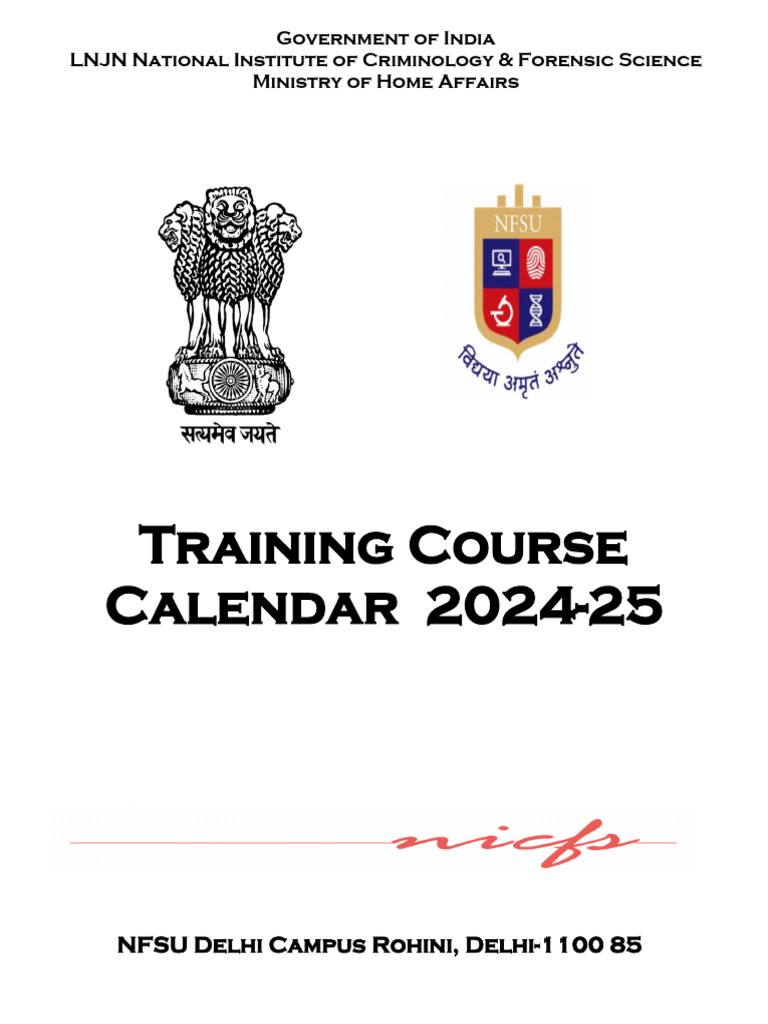 RPS Training Course Calendar 2024-25 | PDF | Prosecutor | Social Science