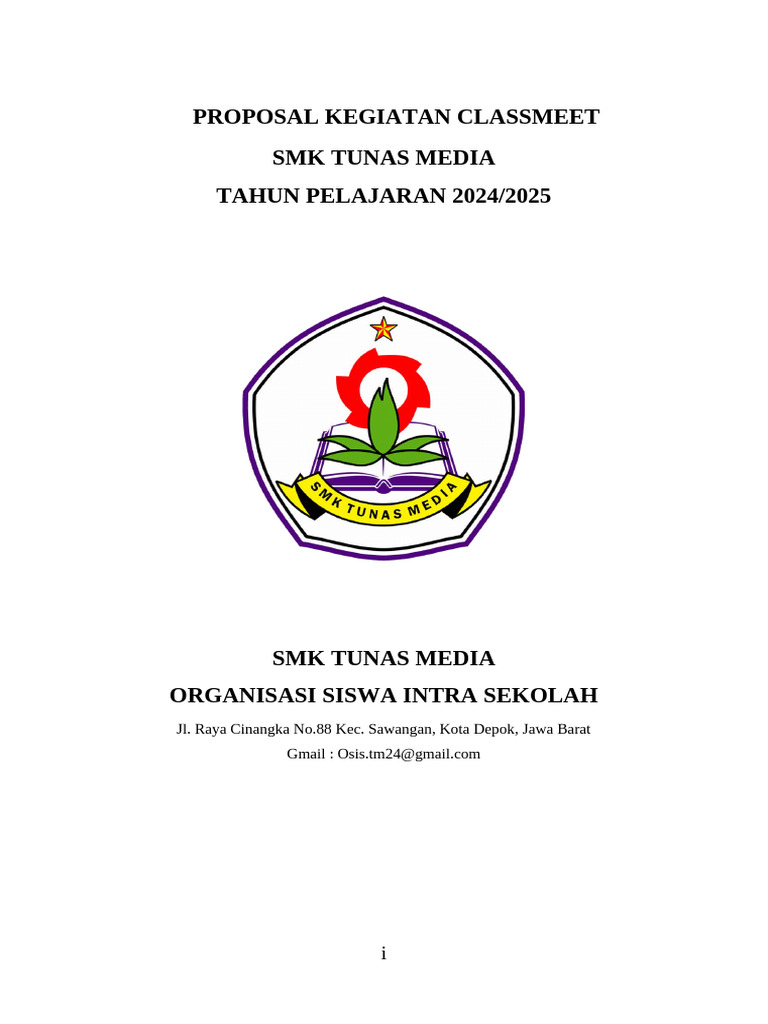 Proposal Kegiatan Classmeet | PDF