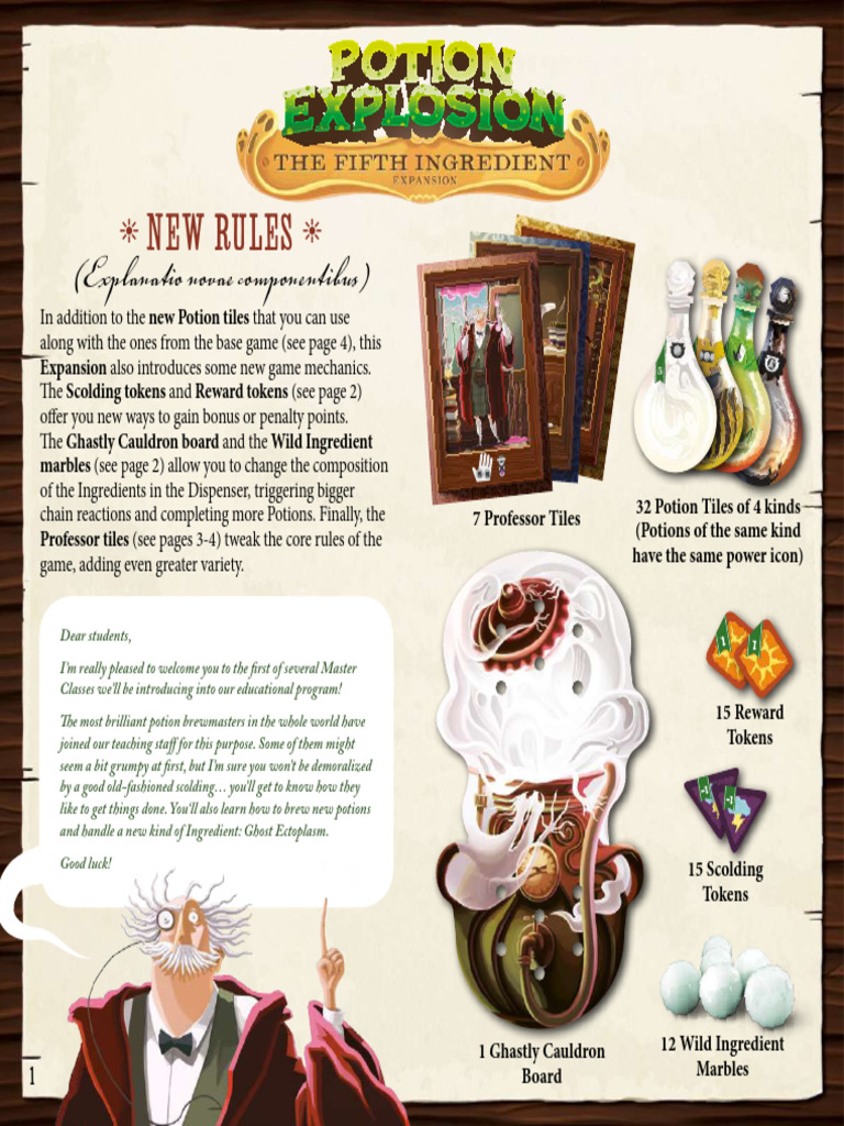 Title 2a-potion-explosion-the-fifth-ingredient-rulebook | PDF