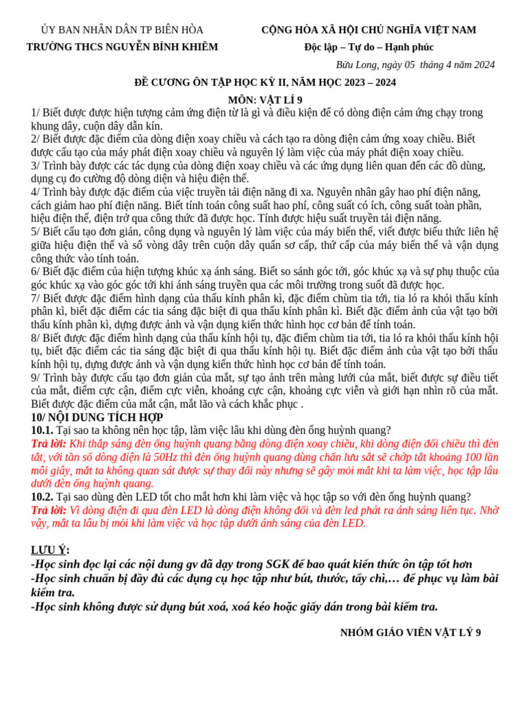 Y Ban Nhân Dân TP Biên HòA | PDF