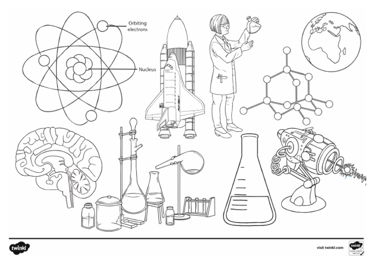 T Ad 497 Science Colouring Page - Ver - 1 | PDF