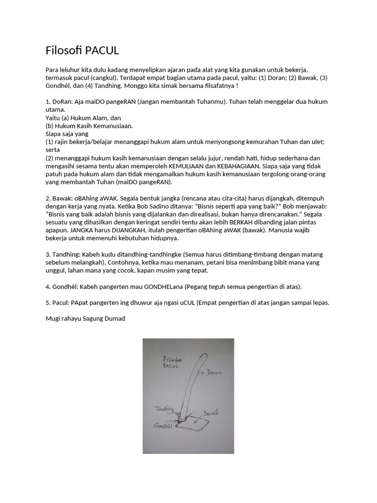 Filosofi - PACUL | PDF