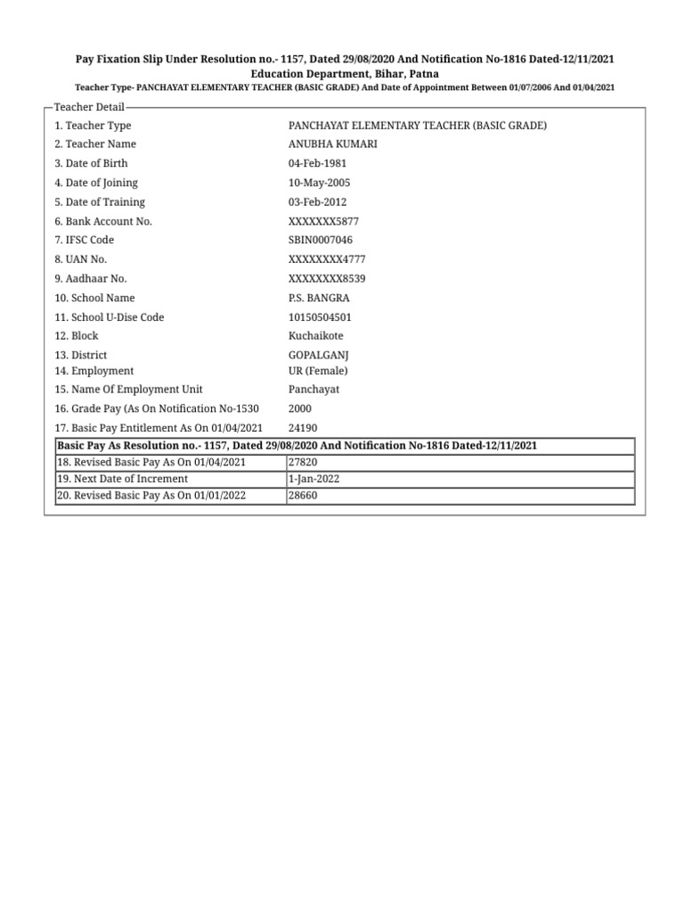 Https Edistrict - Bih.nic - in EDUSALARY DST AppPrint - Aspx TID 111536 ...
