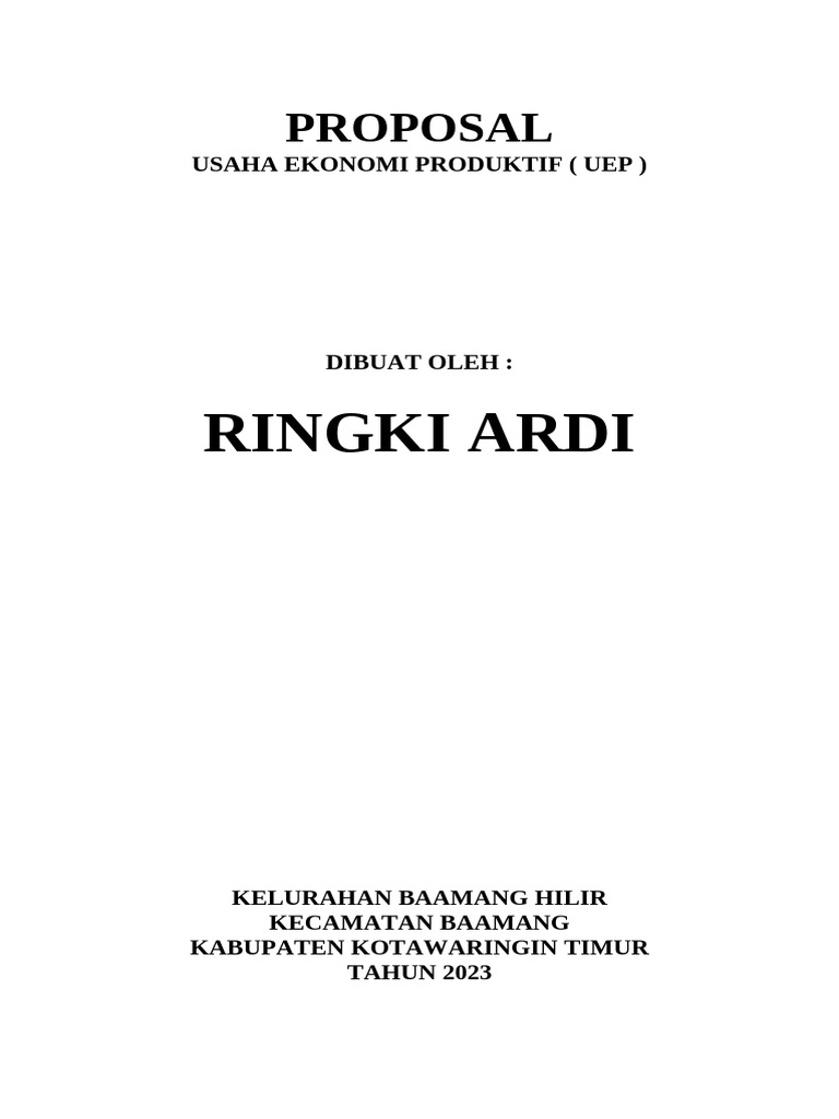 Ringki Ardi | PDF