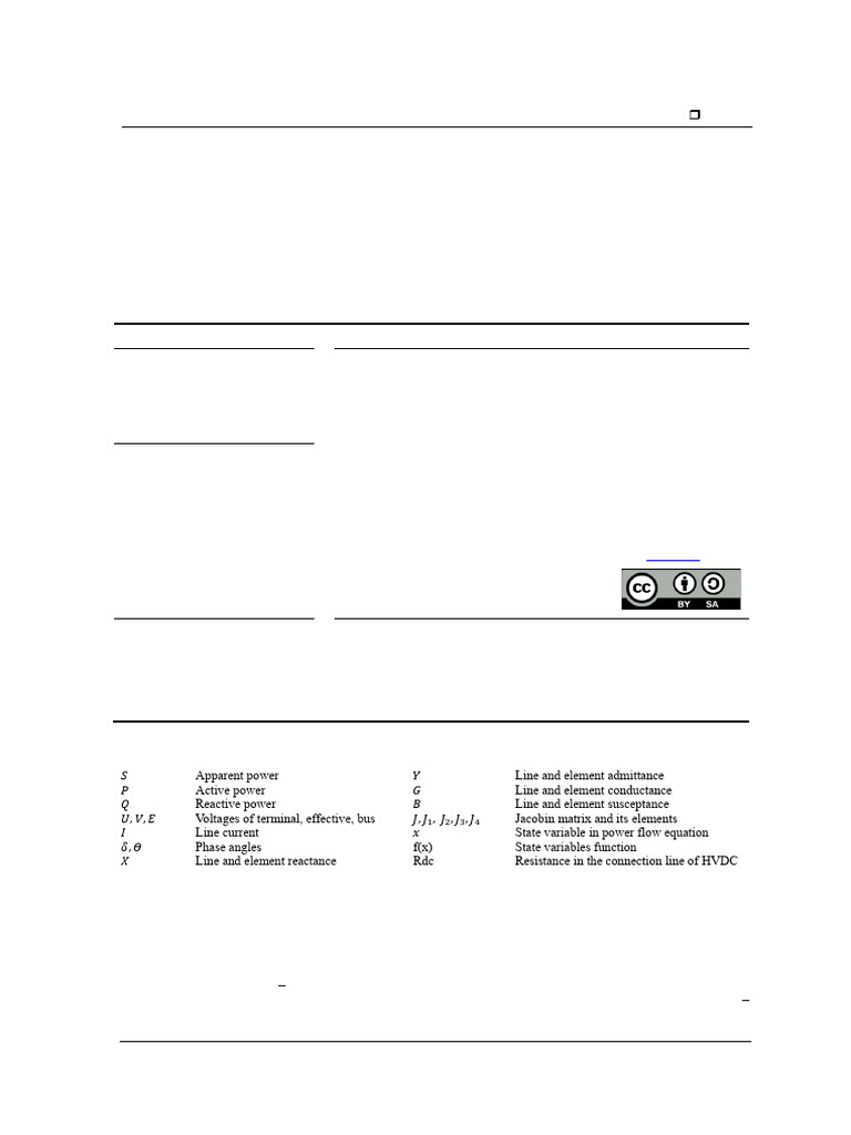 Modeling Of Static Var Compensator High Voltage Direct Current To Provide Power And Improve