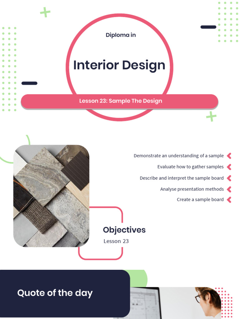 Interior Design Lesson 23 Slides | PDF