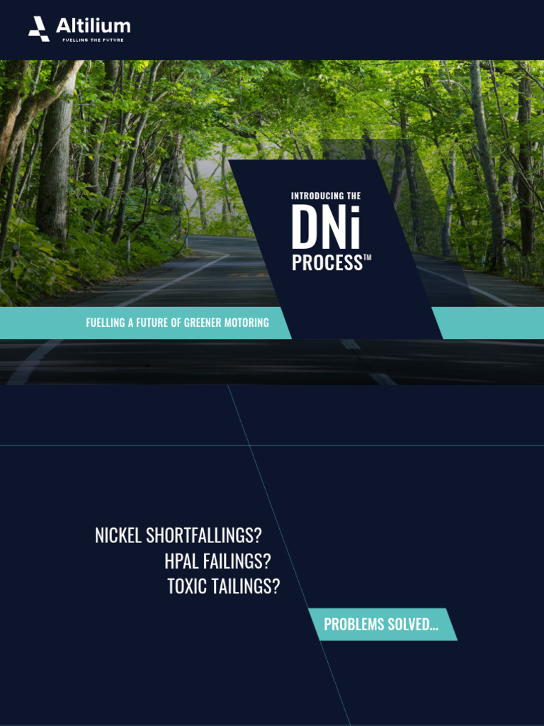 Altilium DNi Process™ Problems Solved 1 | PDF
