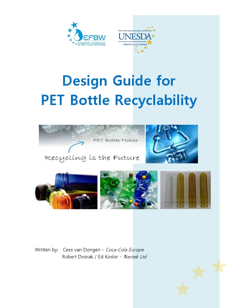 Design Guide For PET Bottle Recyclability 31 March 2011 | PDF ...
