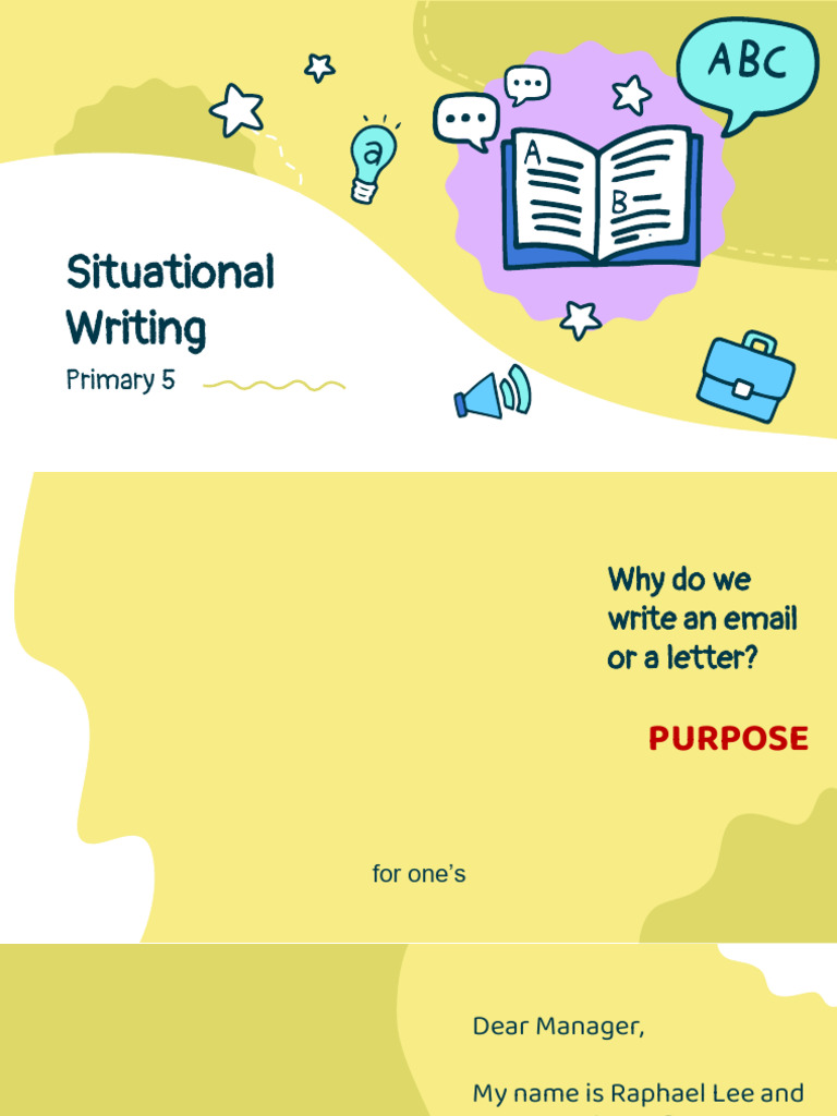 Recap - Situational Writing Slides | PDF