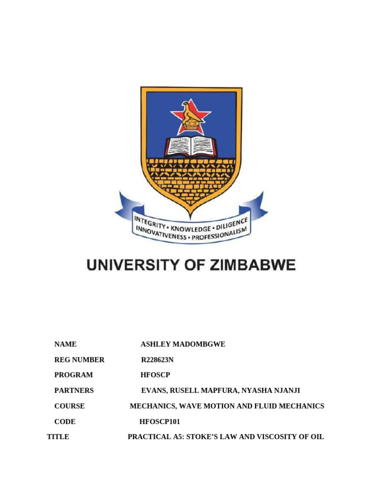 Stoke's Law and Fluid Viscosity Experiment | PDF | Viscosity | Sphere