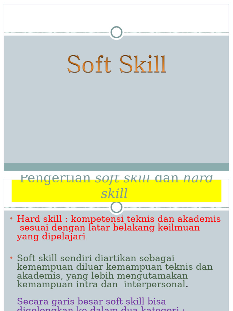 Soft Skill | PDF