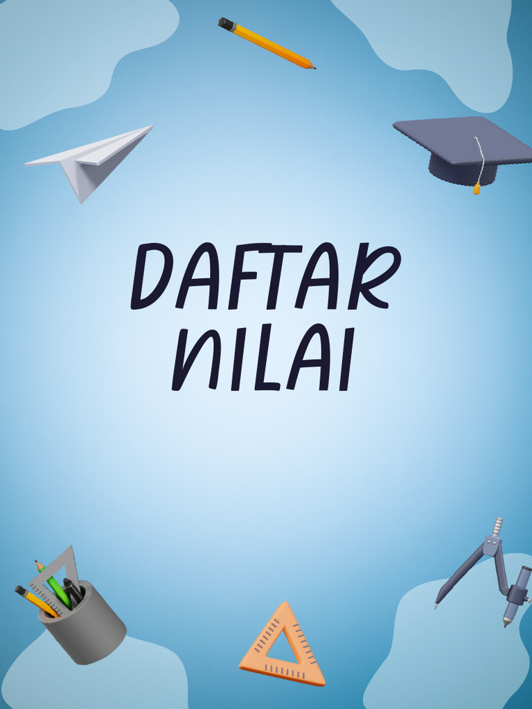 7 Cover Daftar Nilai | PDF