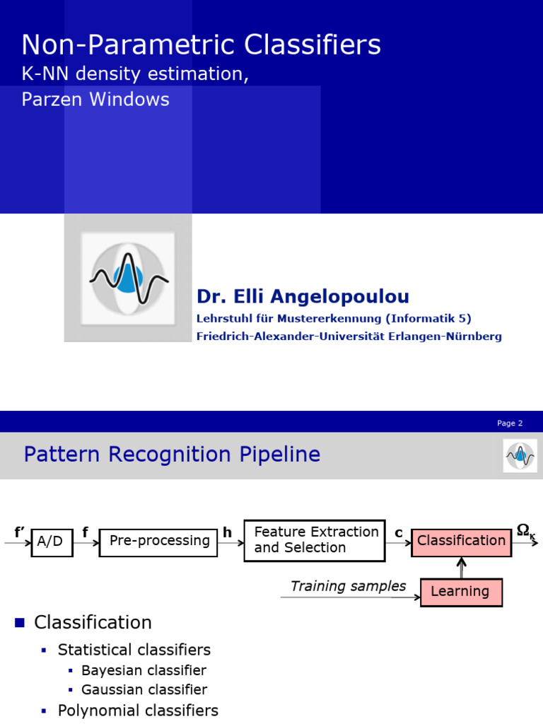 Nonparam Classif | PDF