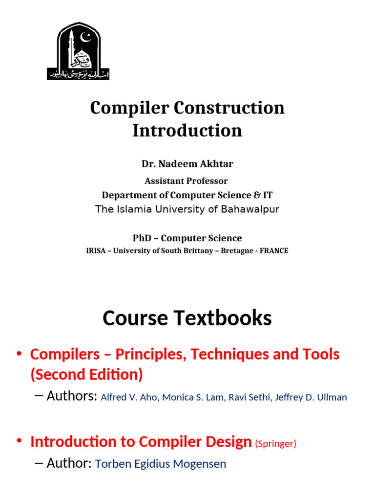 Compiler Introduction | PDF
