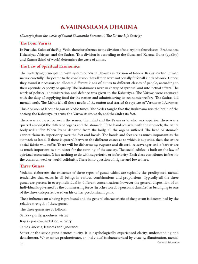 Varnashrama | PDF