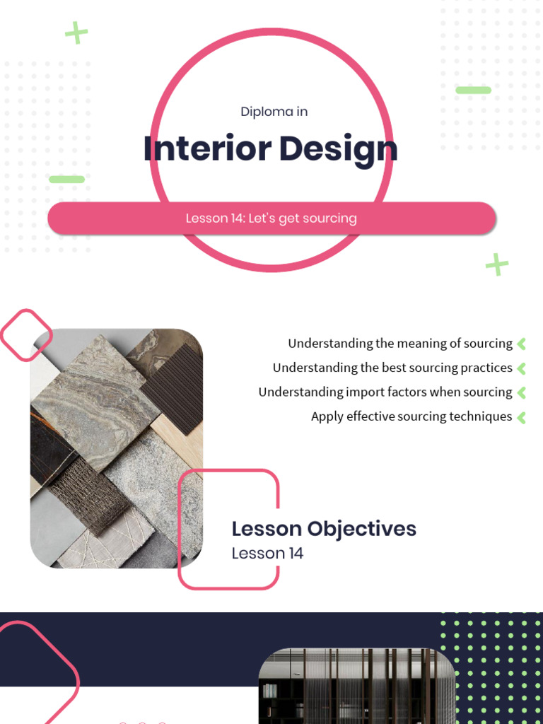 Interior Design Lesson 14 Slides | PDF