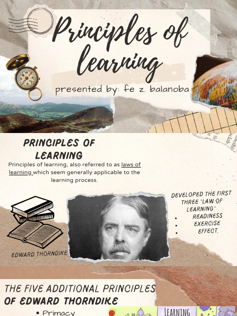 Principles of Learning #2 | PDF | Learning | Behaviorism Principles of Learning #2 | PDF | Learning | Behaviorism