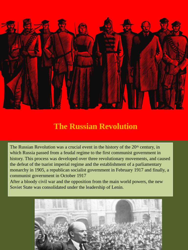 Unit 1. The Russain Revolution | PDF