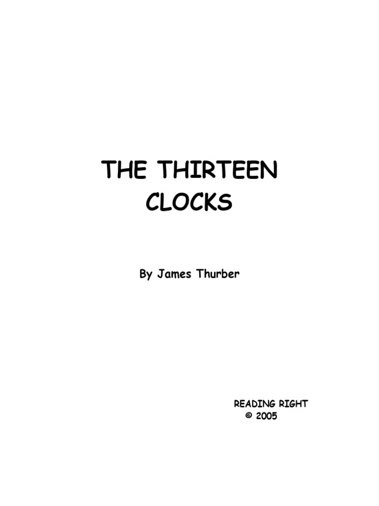 Thirteen Clocks BG | PDF