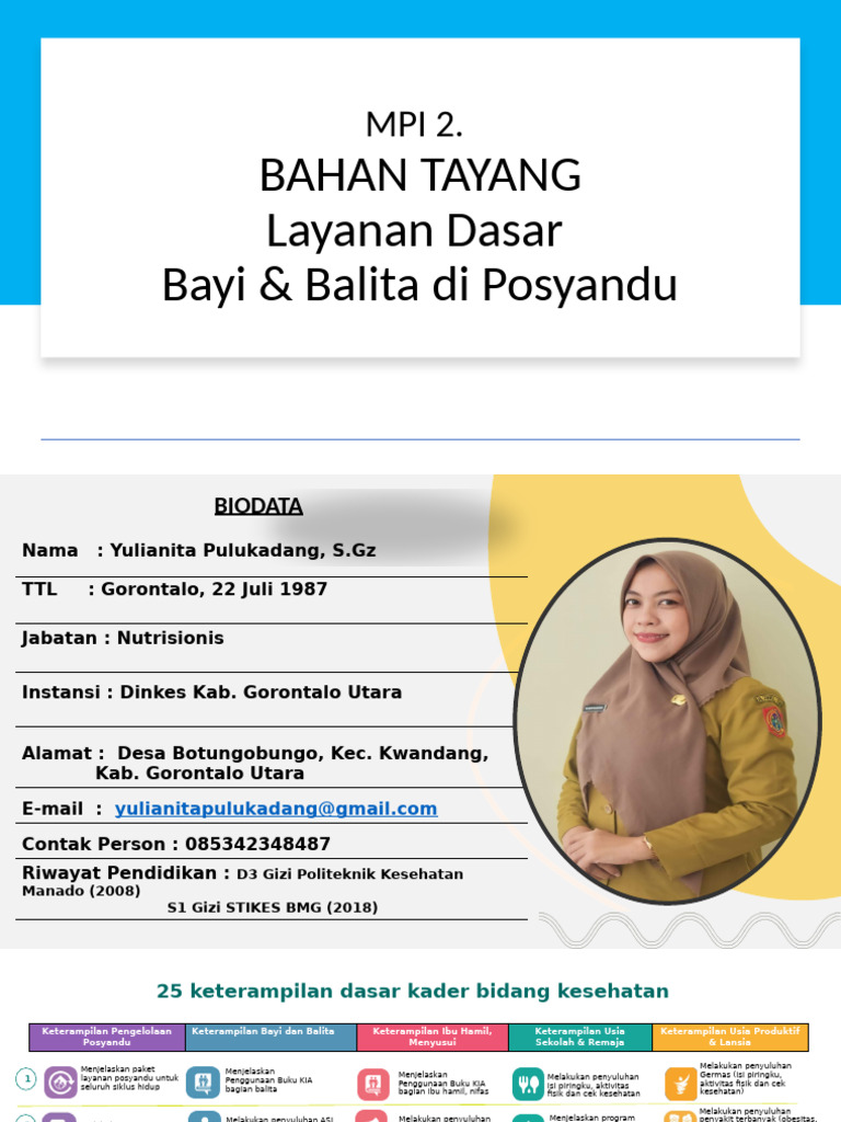 Bahan Tayang Bayi Dan Balita (NITA) | PDF